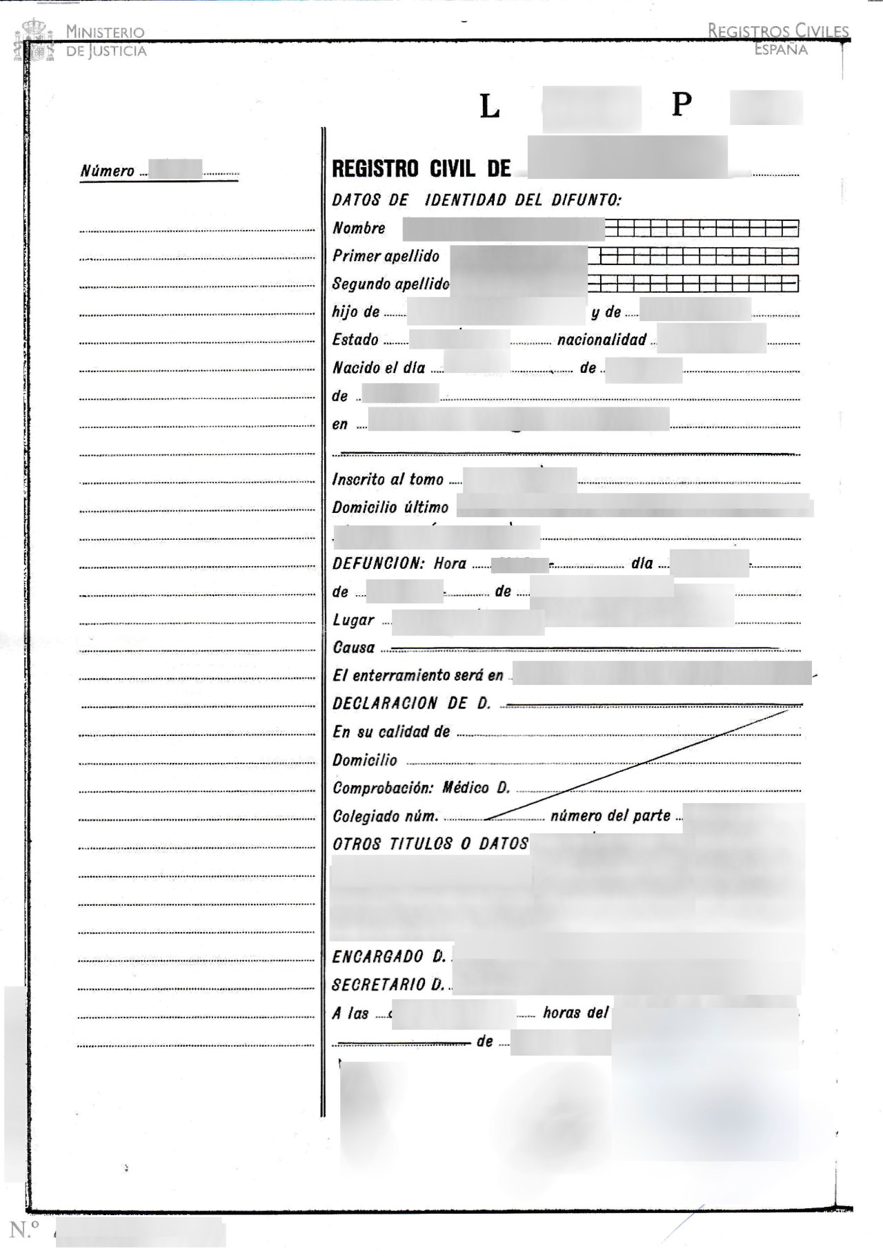 How to order a Spanish death certificate? | The Genealogy Corner