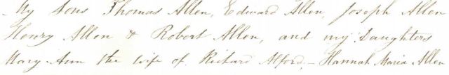 Mary Ann Allen (1807-1884) | The Genealogy Corner